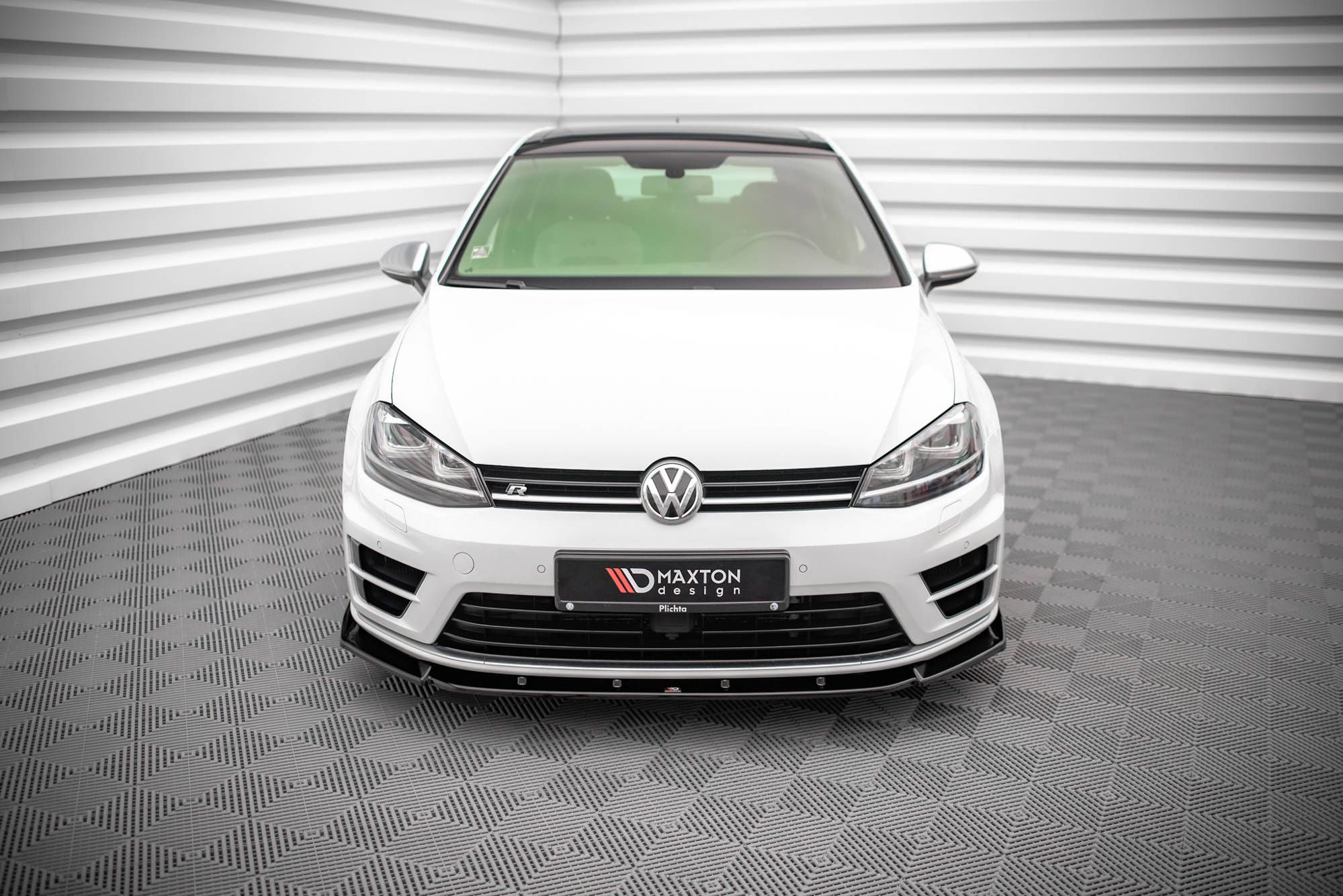 Volkswagen Golf R / R-line Mk7 - Lâmina frontal V.4 - Unicartuning ...