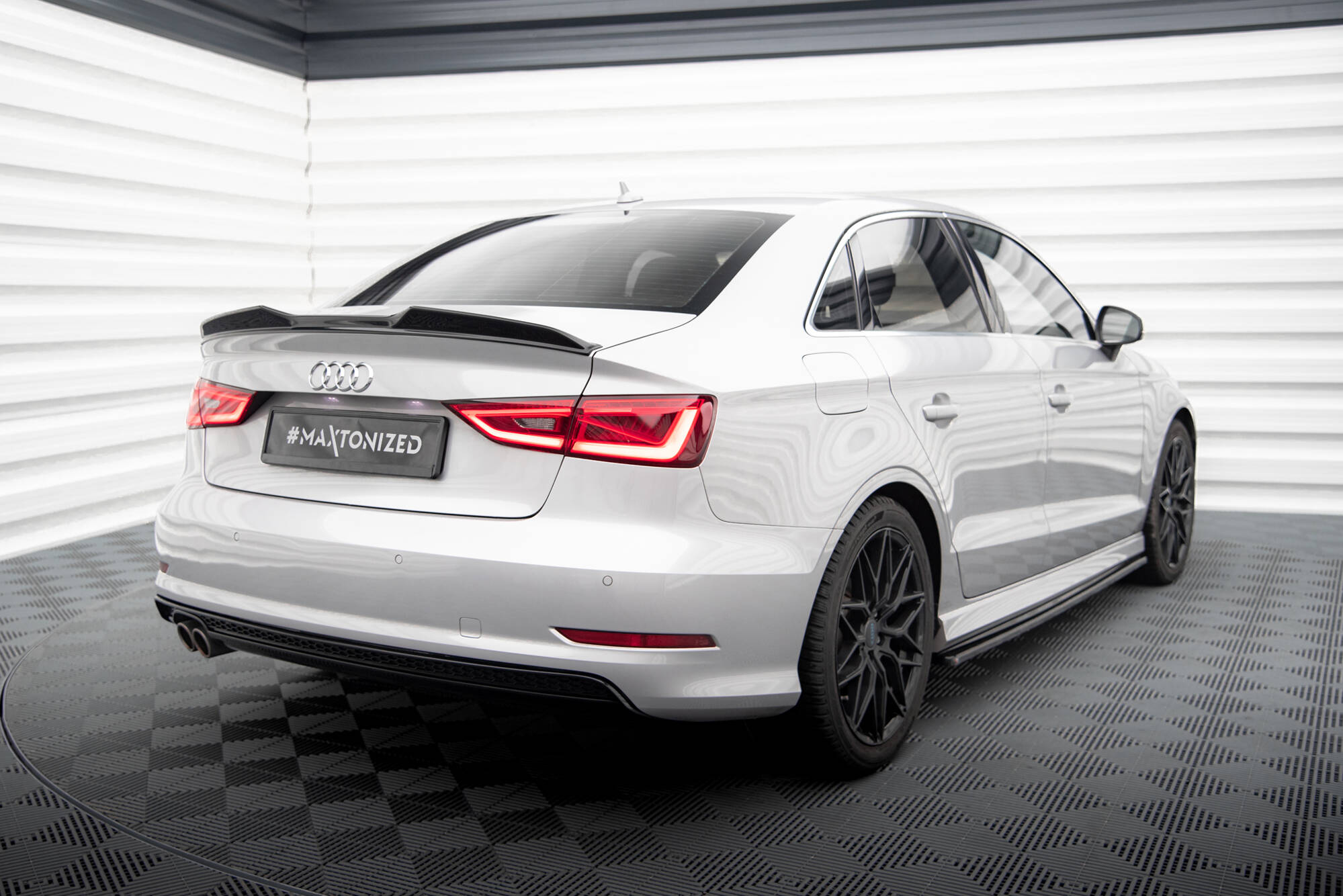 Audi A3 / A3 S-Line / S3 Sedan 8V - Aileron / Extensão 3D ...